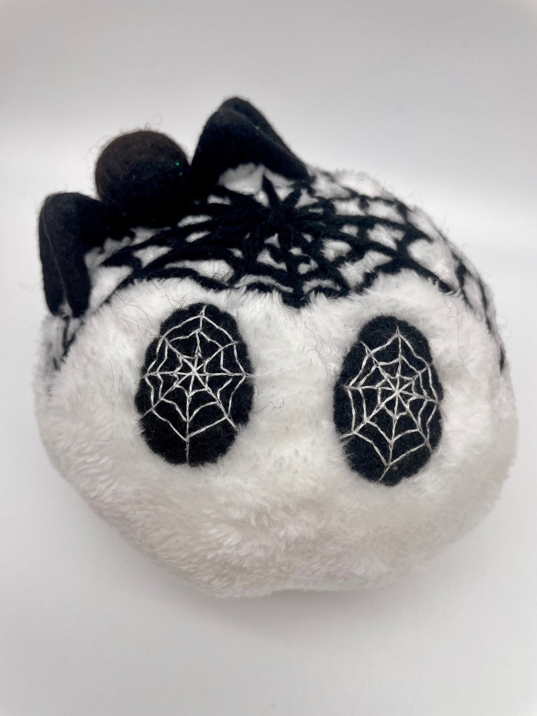 Spiderweb Creature Monster With Spider Handmade Small Halloween Plushie ...