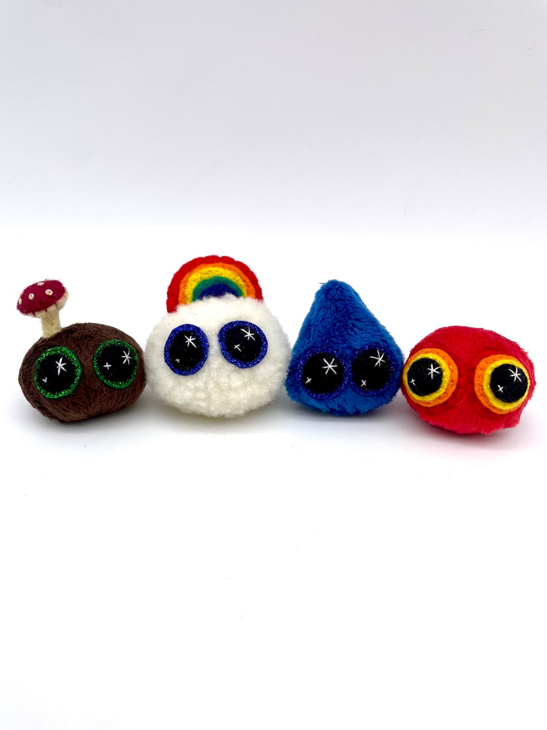 Mini Elemental Monster Pack | Earth Air Water Fire Plushies | Extra ...