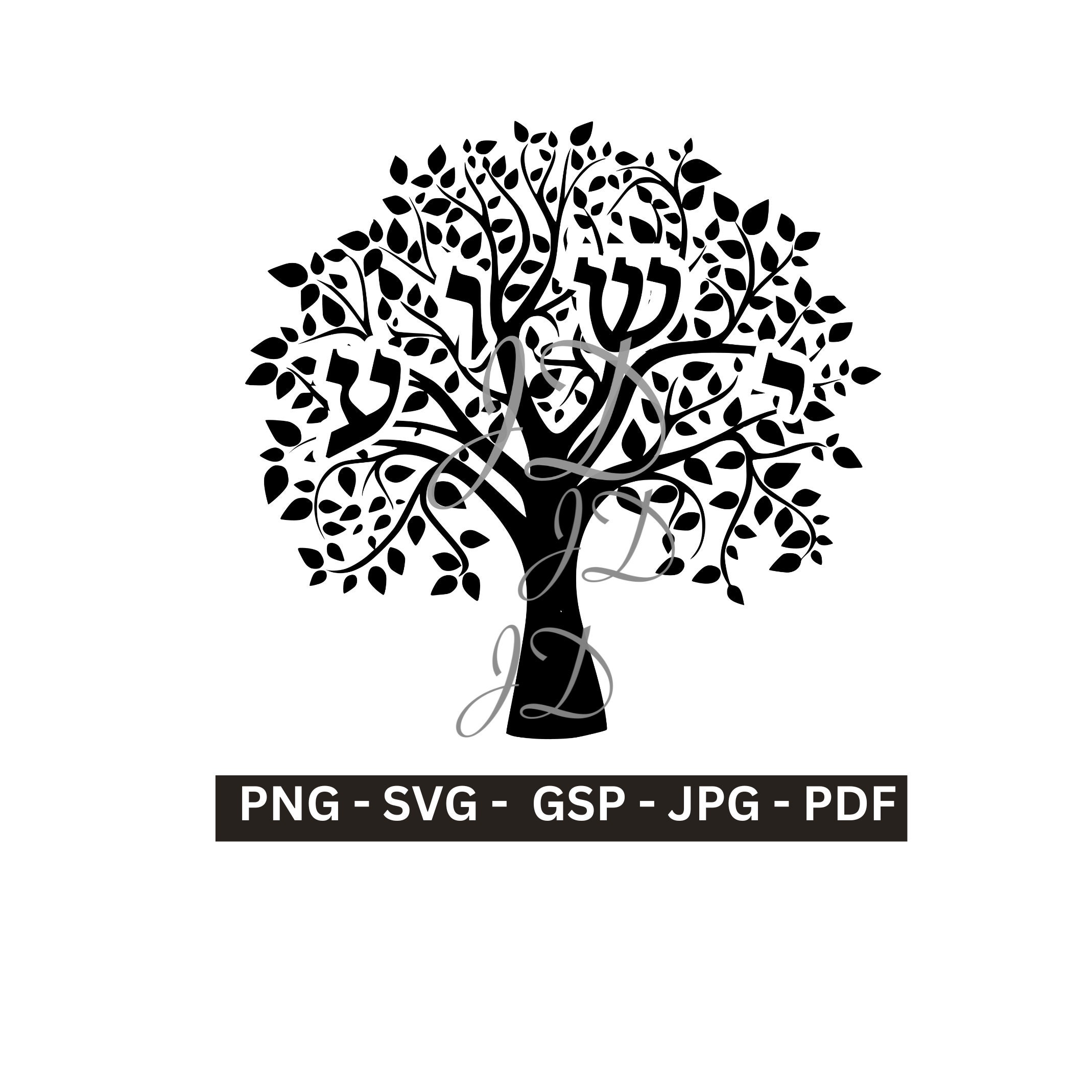 Yeshua Tree, Png, Svg, Gsp, Jpg, Pdf, Digital Download, Instant ...