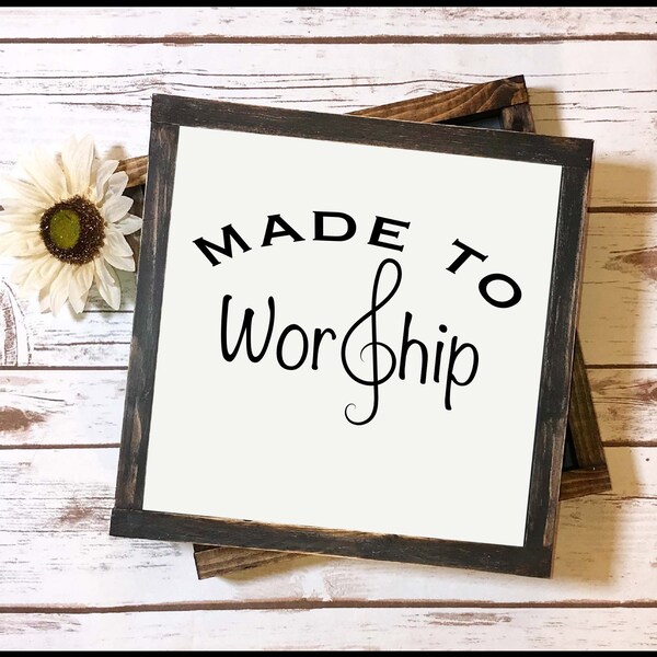 Worship Wall Decal - Etsy