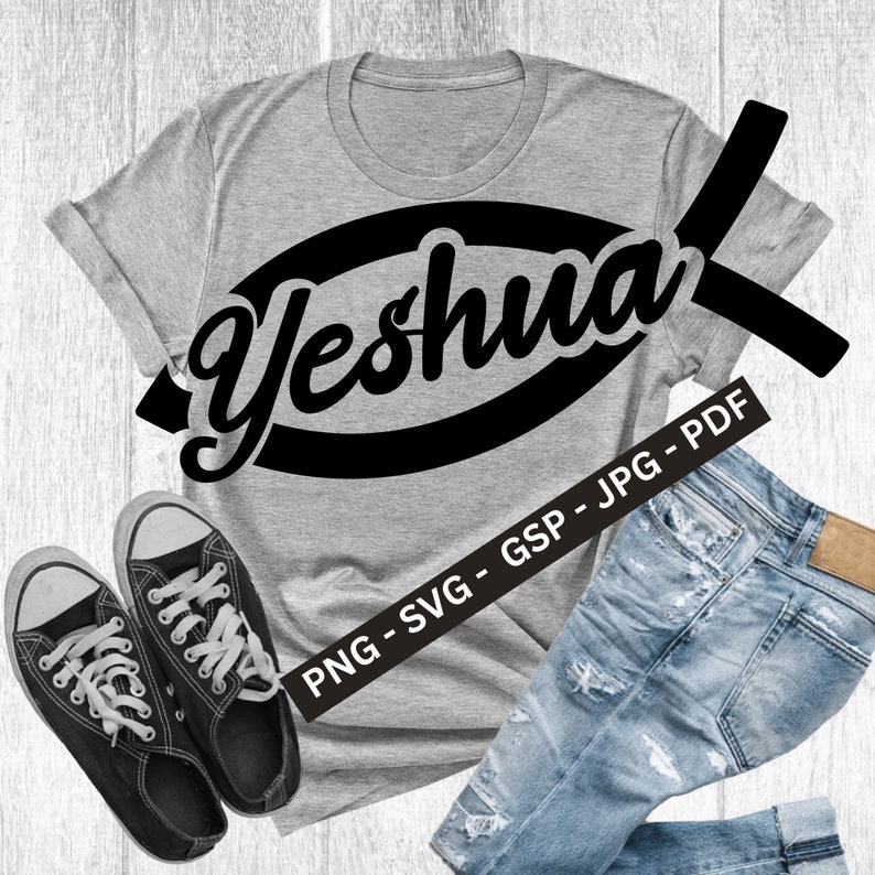 Yeshua Fish, Png, Svg, Gsp, Jpg, Pdf, Digital Download, Instant ...