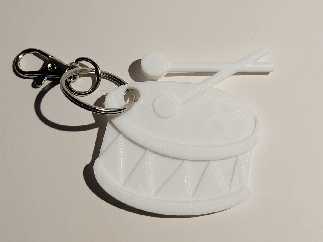 Drum Keychain - Etsy
