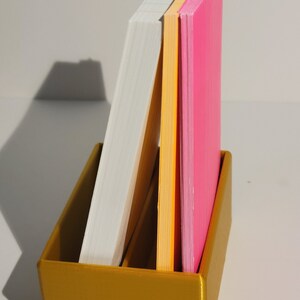 3 by 5 Inch 3-sectioned Flashcard Holder - Etsy