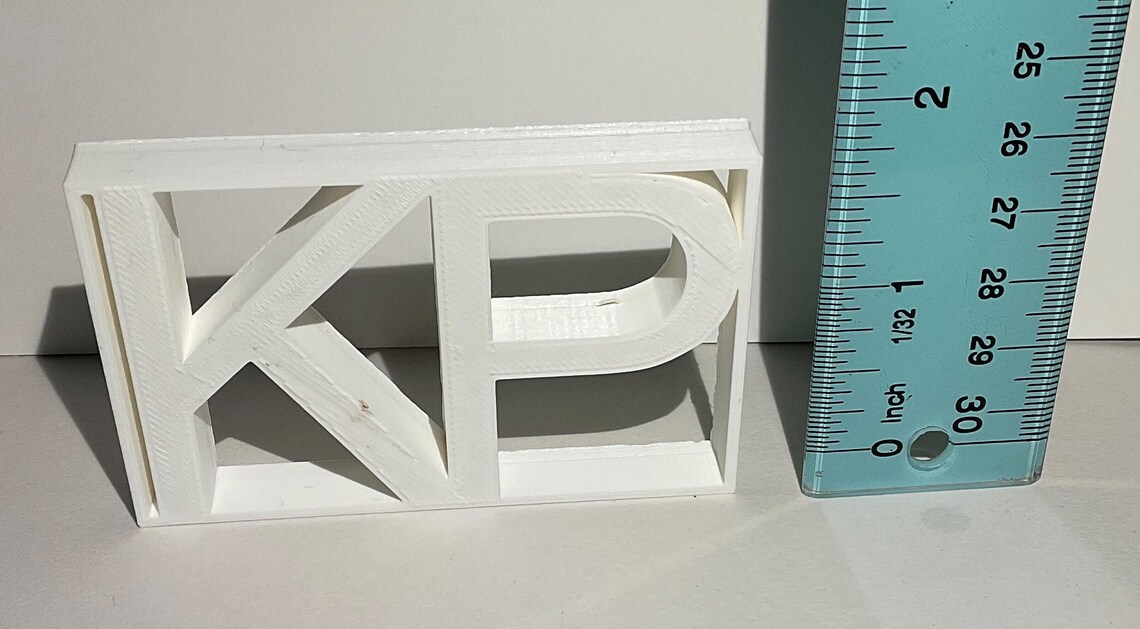 Custom Two Letter Name-slab - Etsy