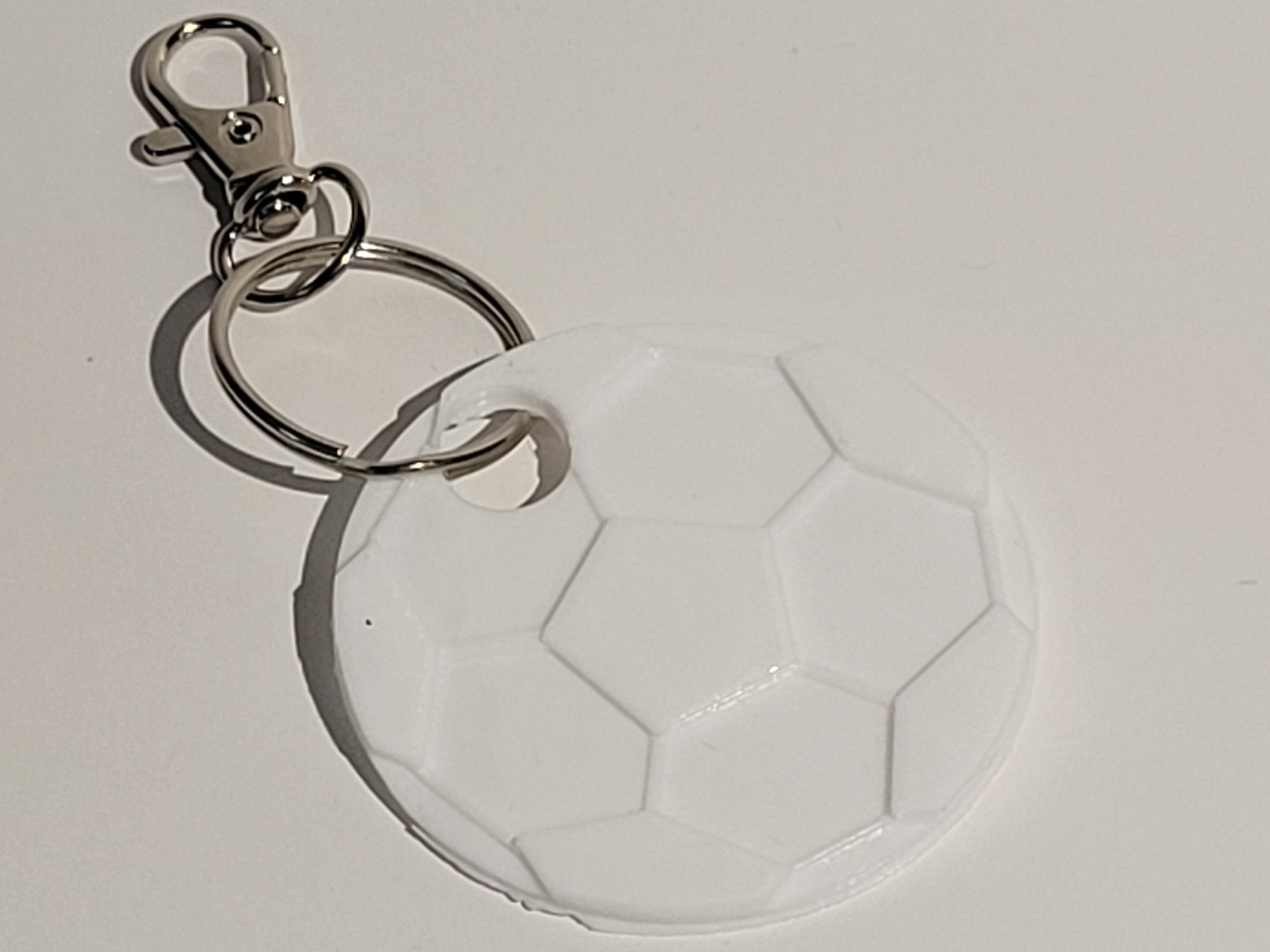 Football/ Soccer Ball Keychain - Etsy