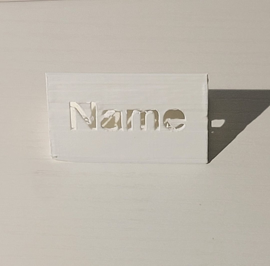 Custom Mini Triangular Nameplate - Etsy