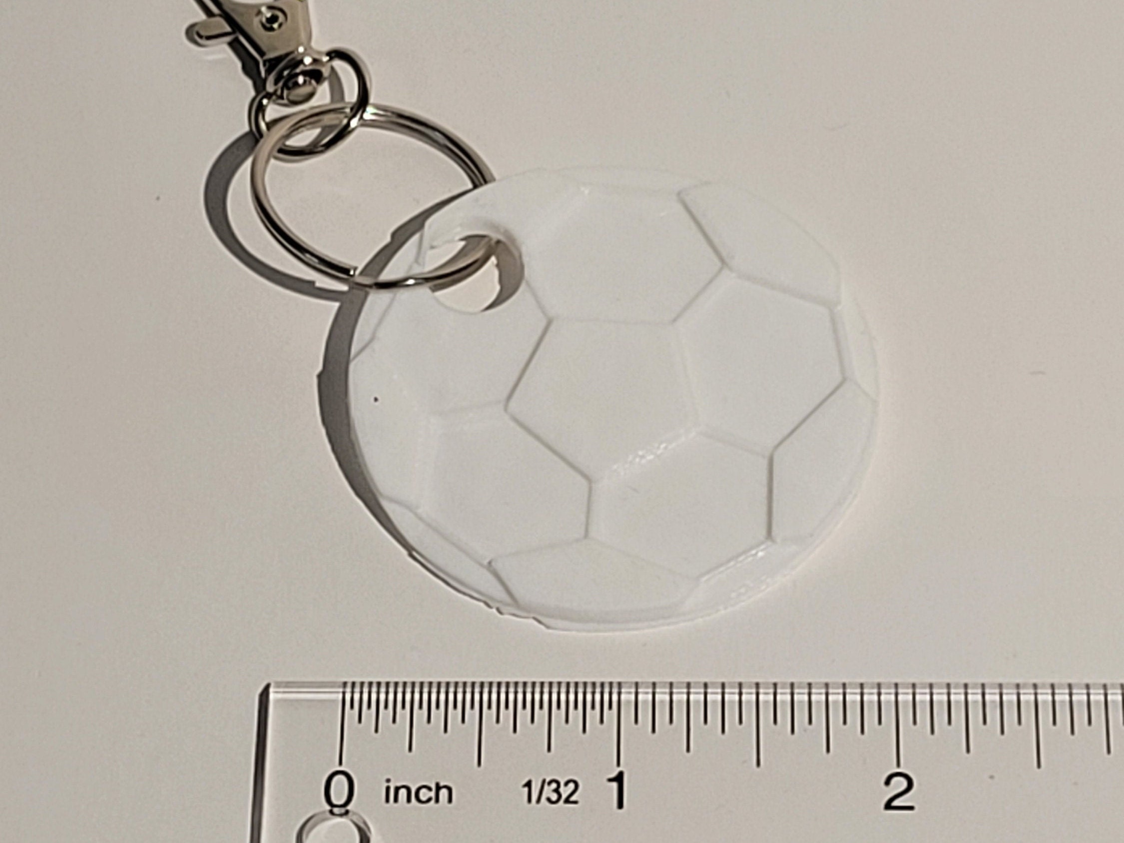 Football/ Soccer Ball Keychain - Etsy