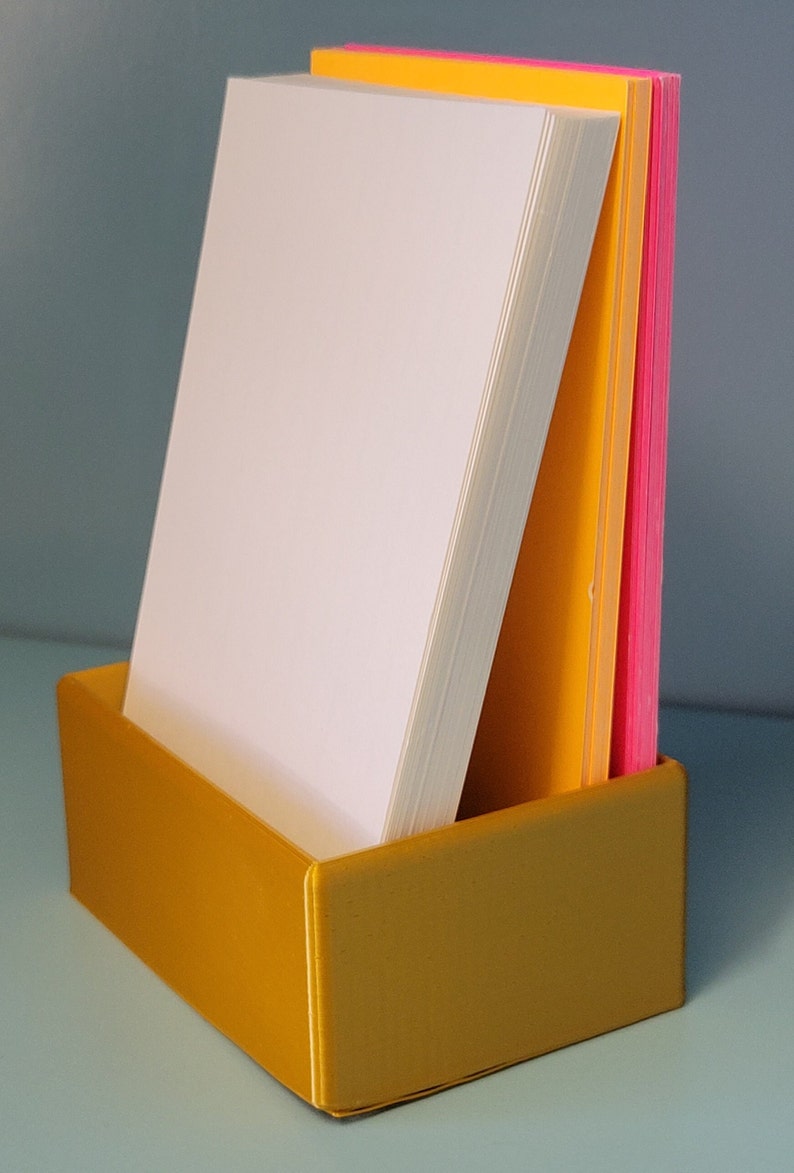 3 by 5 Inch 3-sectioned Flashcard Holder - Etsy