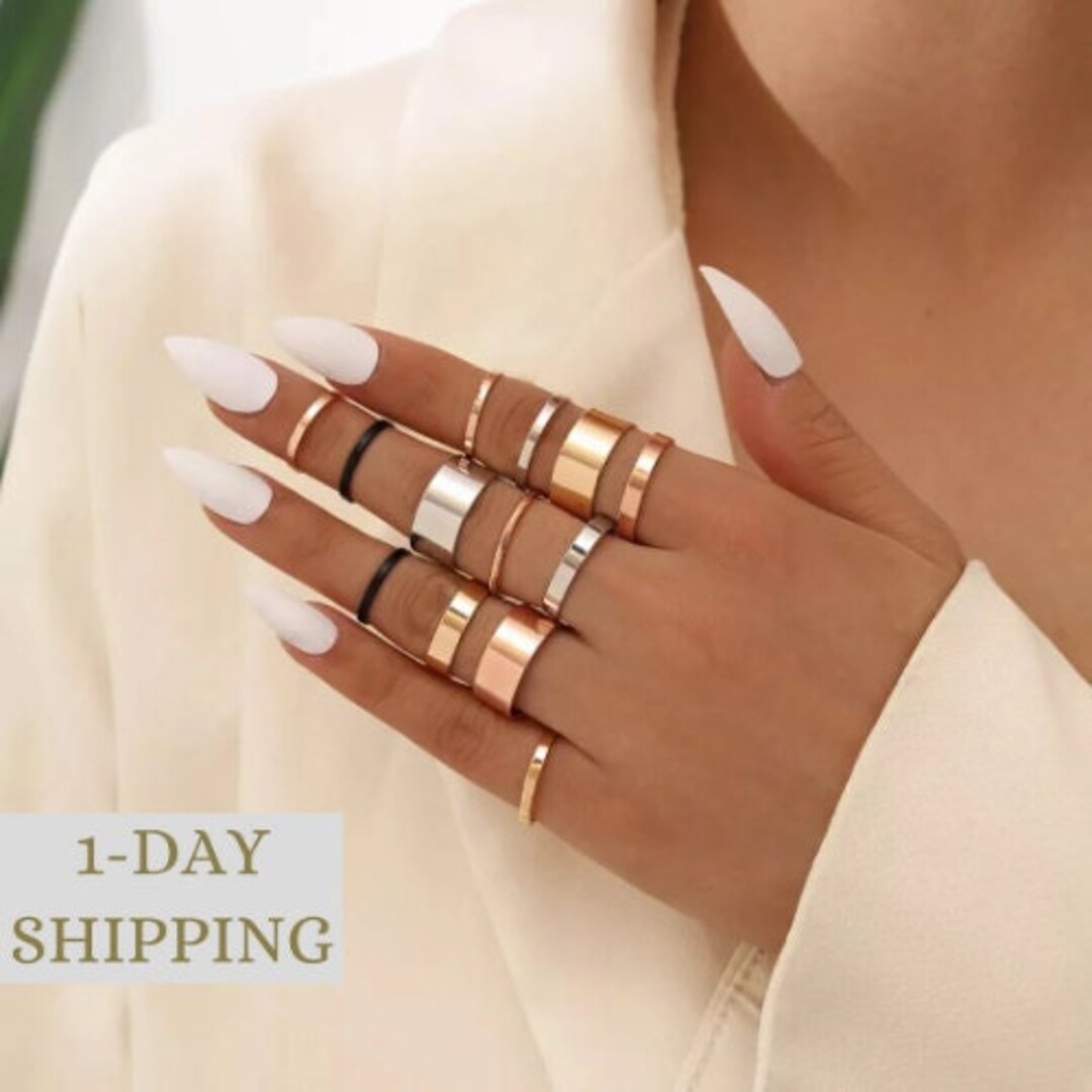 Classical Set of Rings for Women's,girls, Best Suited to Light Clothes ...