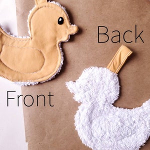 Rubber Duck Bath Wash Cloth, Sustainable Body Loofah Made With Upcycled ...