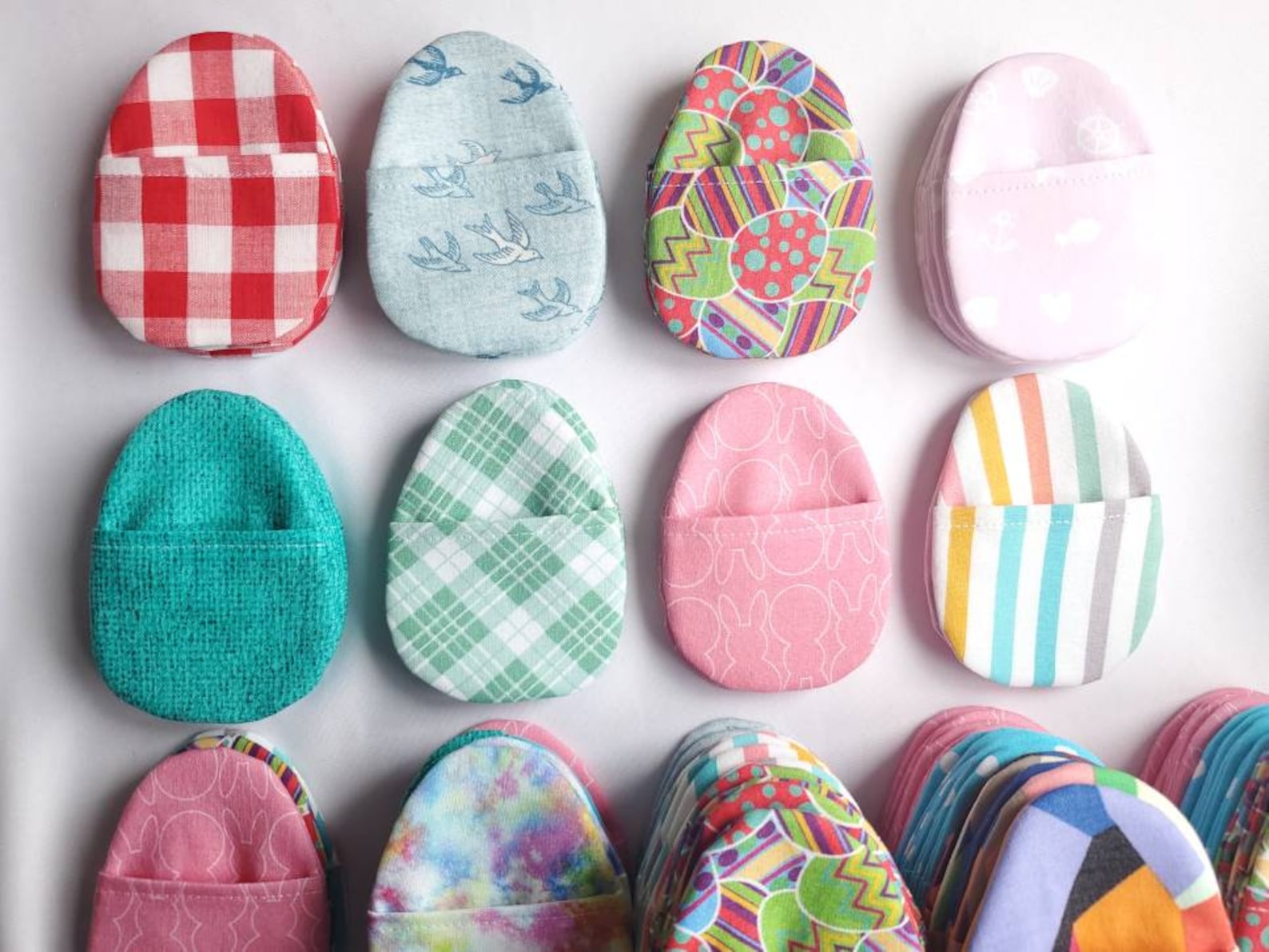 Fillable Pocket Eggs Handmade Fabric Reusable Eggs for Easter - Etsy