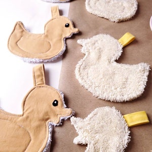 Rubber Duck Bath Wash Cloth, Sustainable Body Loofah Made With Upcycled ...