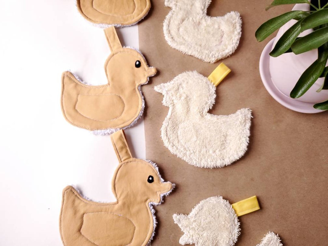 Rubber Duck Bath Wash Cloth, Sustainable Body Loofah Made With Upcycled ...