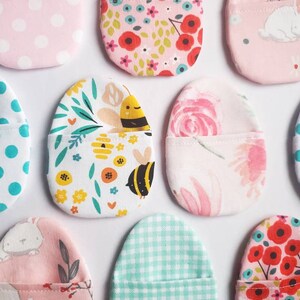 Fillable Pocket Eggs, Handmade Fabric Easter Eggs for Egg Hunt or Gifts ...