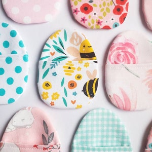 Fillable Pocket Eggs, Handmade Fabric Reusable Eggs for Easter Egg Hunt ...
