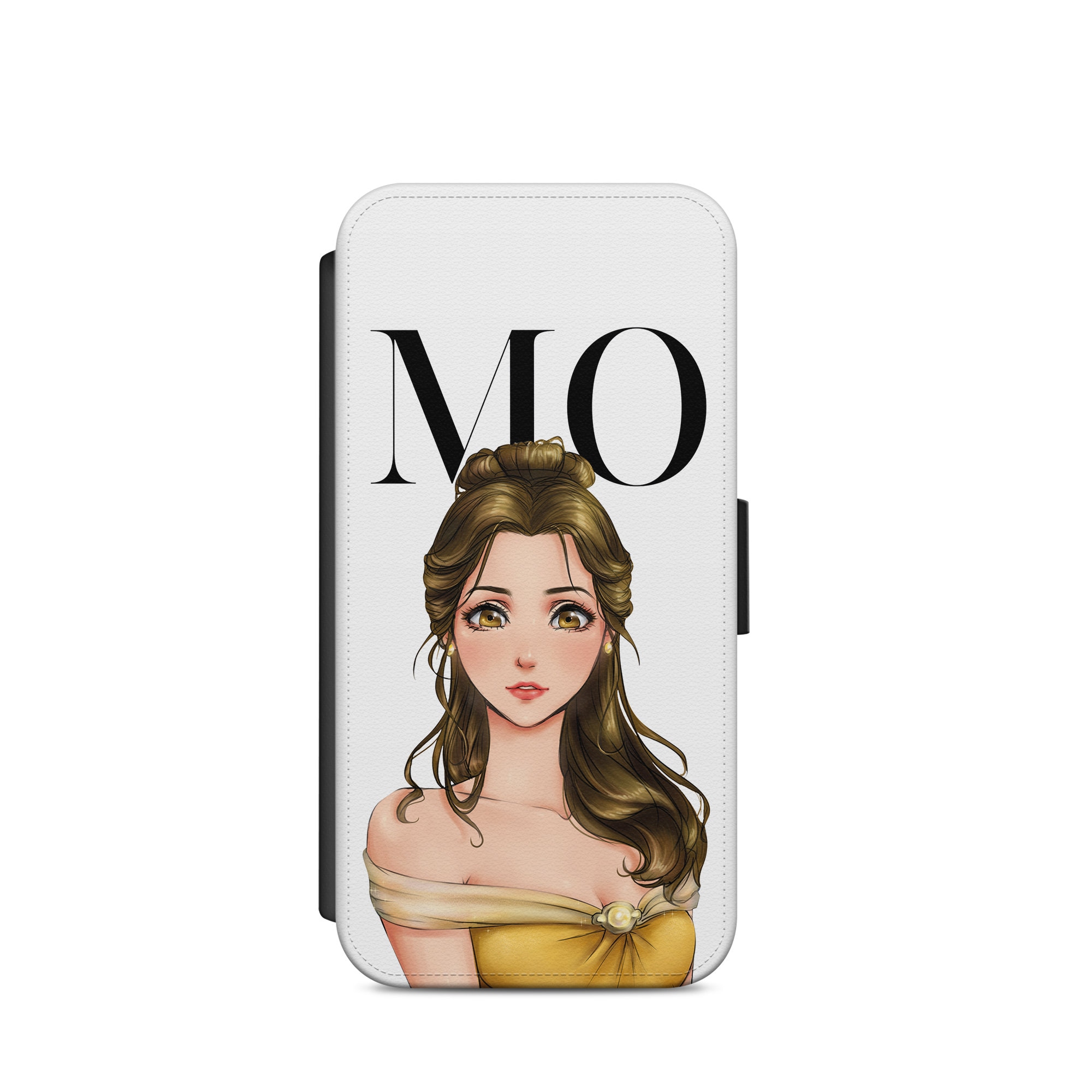 Personalised Vogue Disney Princess Cartoon E14 Wallet Phone Cover-case ...