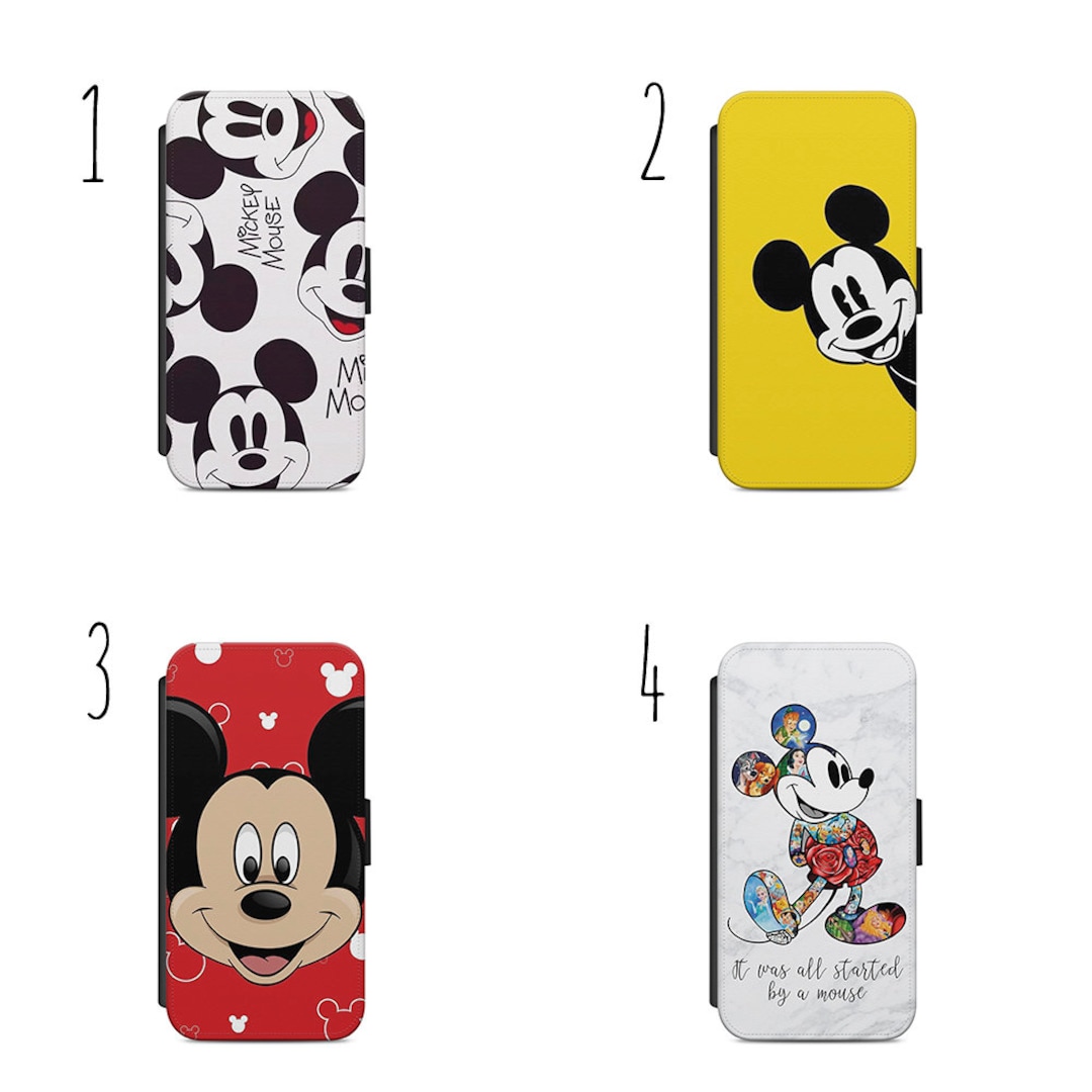 Mickey Mouse Disney D13 Wallet Phone Cover-case Iphone/samsung With ...