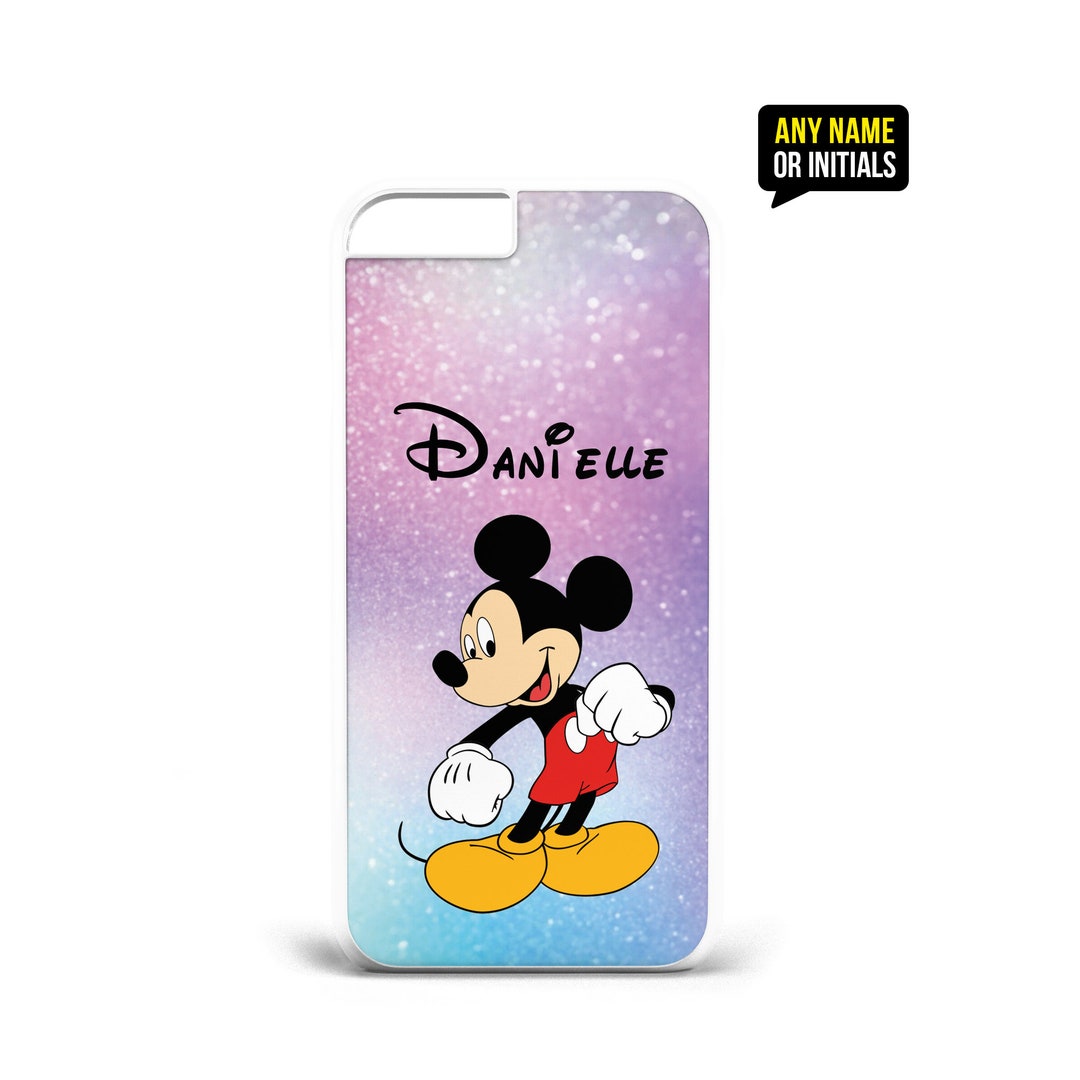 Personalised Disney Mickey Mouse Cartoon D36 Plastic Phone - Etsy