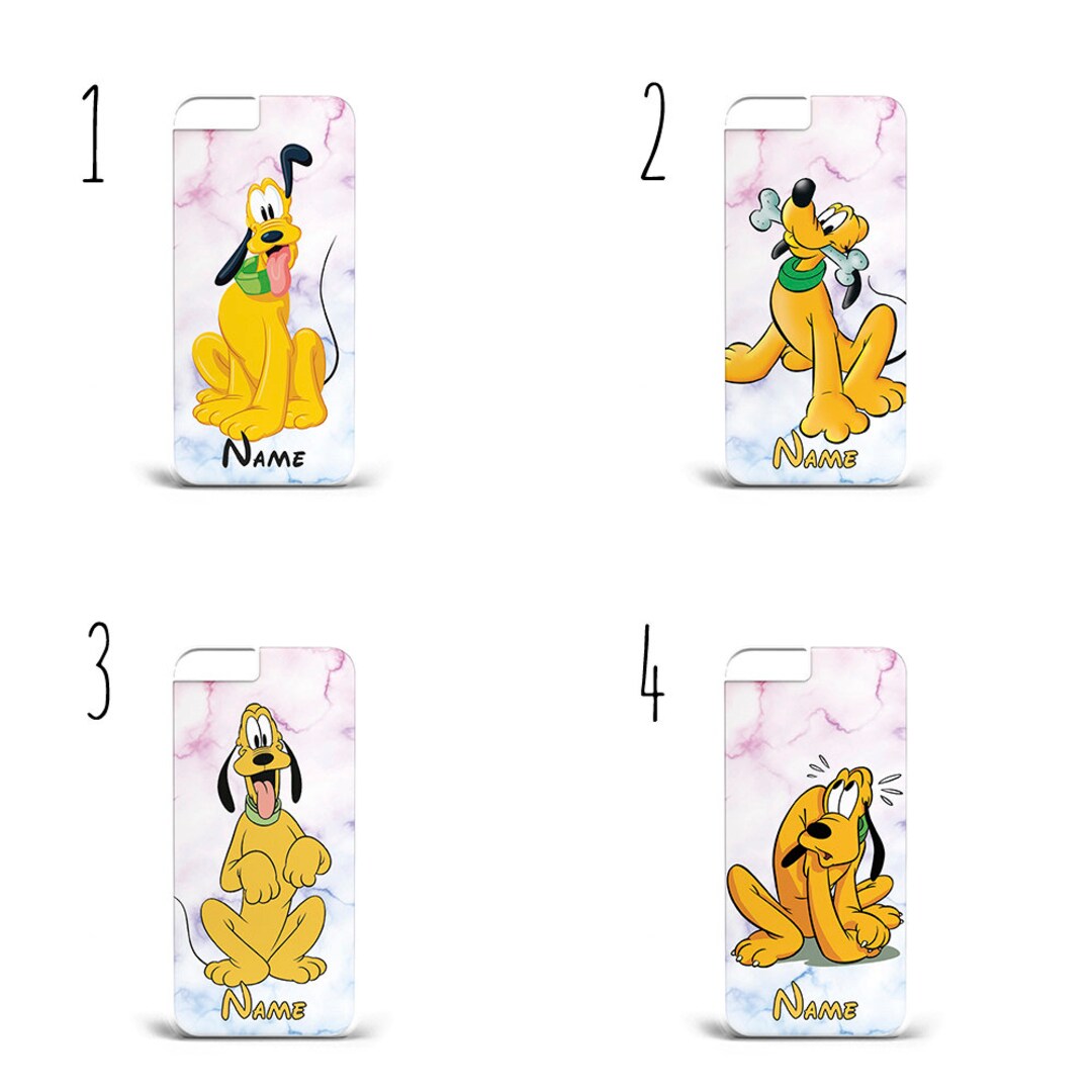 Personalised Name Initials Disney Character Pluto F79 Plastic Phone ...