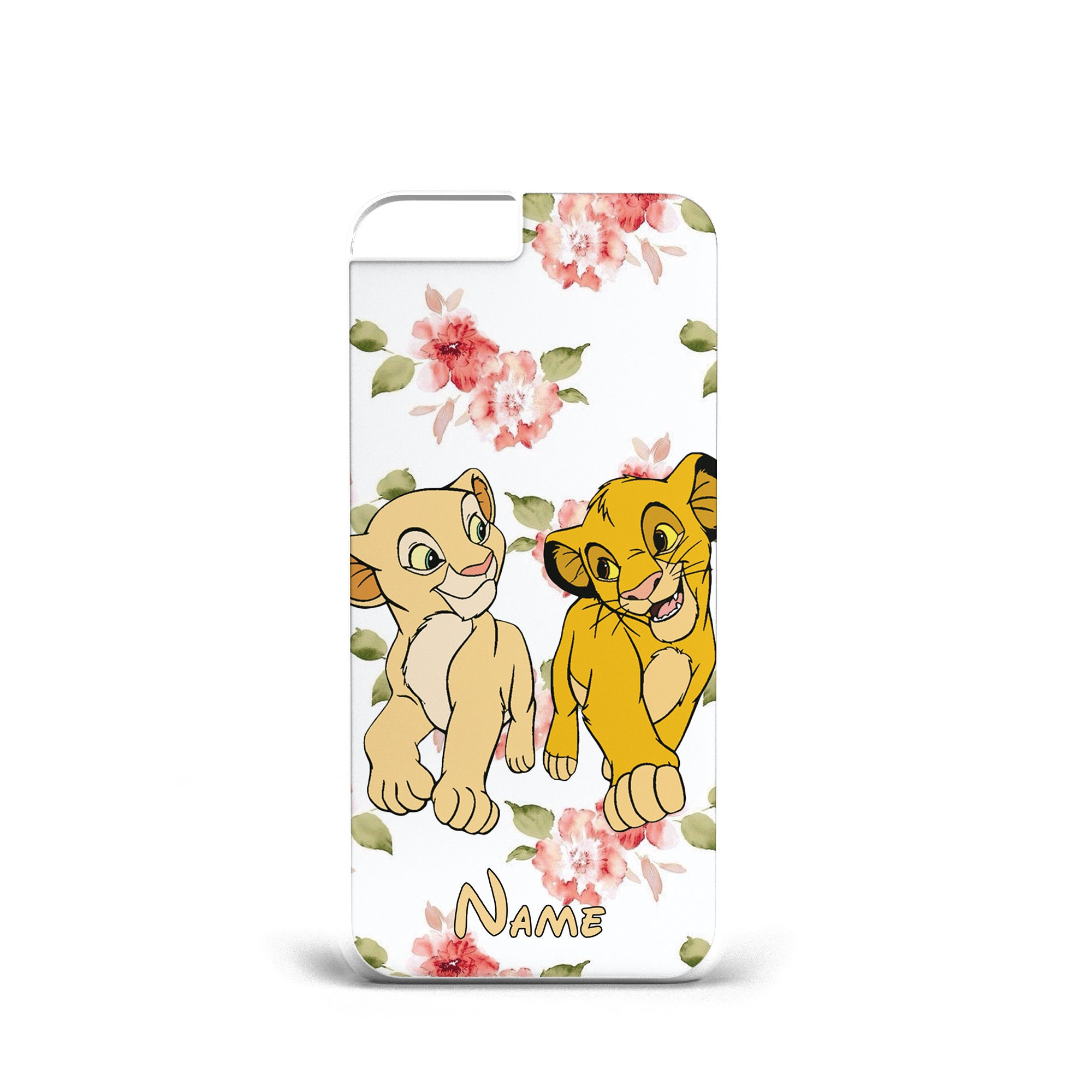Personalised Disney the Lion King Simba Cartoon Nala F60 Plastic Phone ...