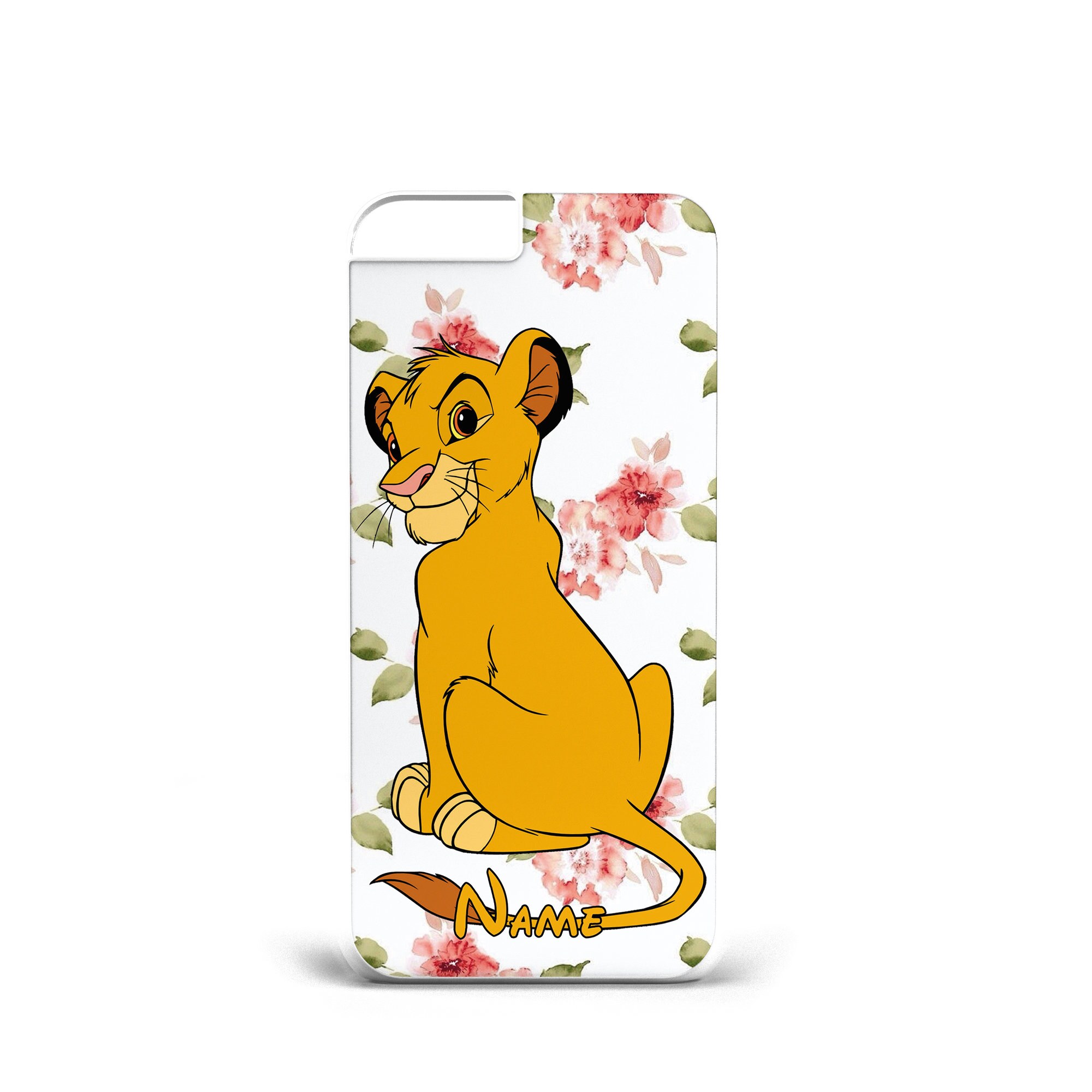 Personalised Disney the Lion King Simba Cartoon Nala F60 Plastic Phone ...