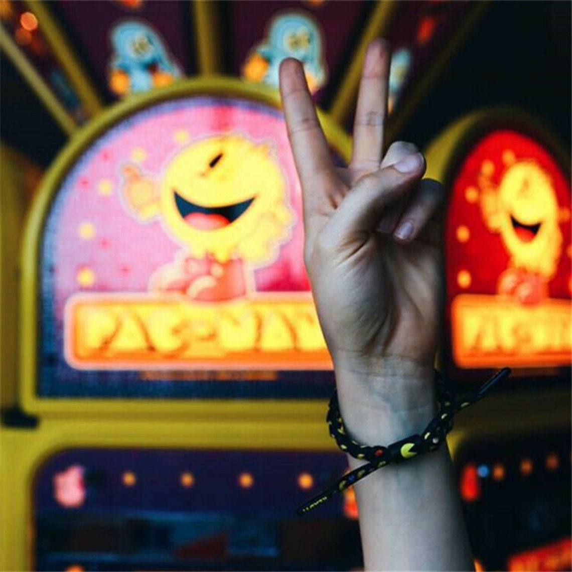 Brand New RASTACLAT X PAC-MAN Cement Boxed Shoelace Bracelet - Etsy