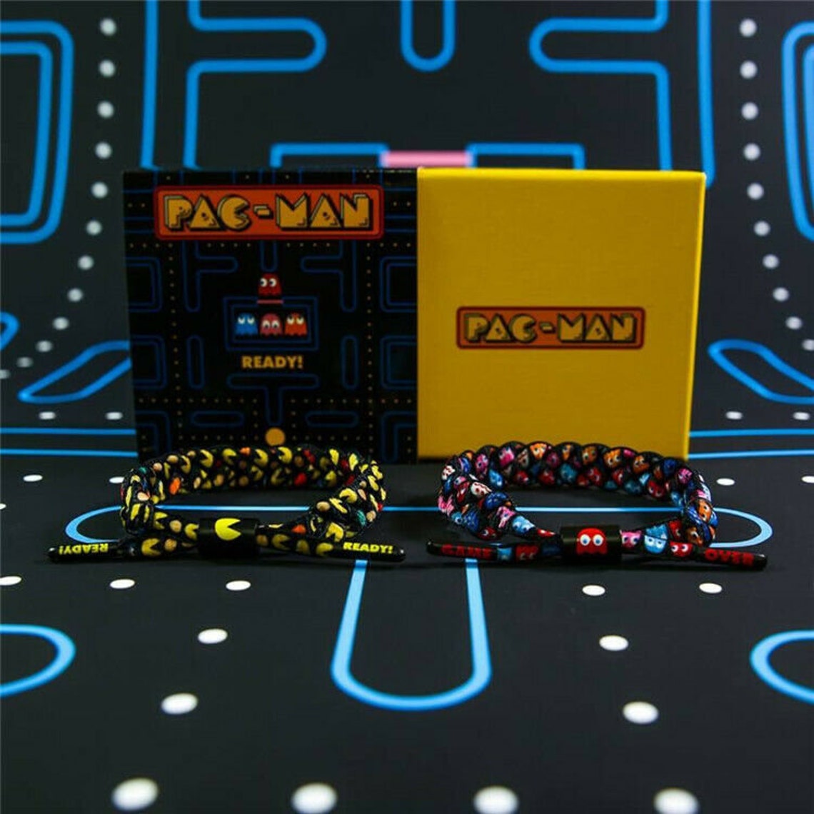 Brand New RASTACLAT X PAC-MAN Cement Boxed Shoelace Bracelet - Etsy