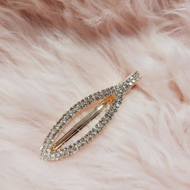 Diamond Hair Clip - Etsy