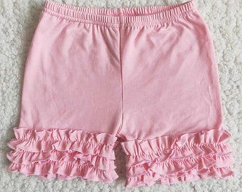 Pink Ruffle Shorts - Etsy