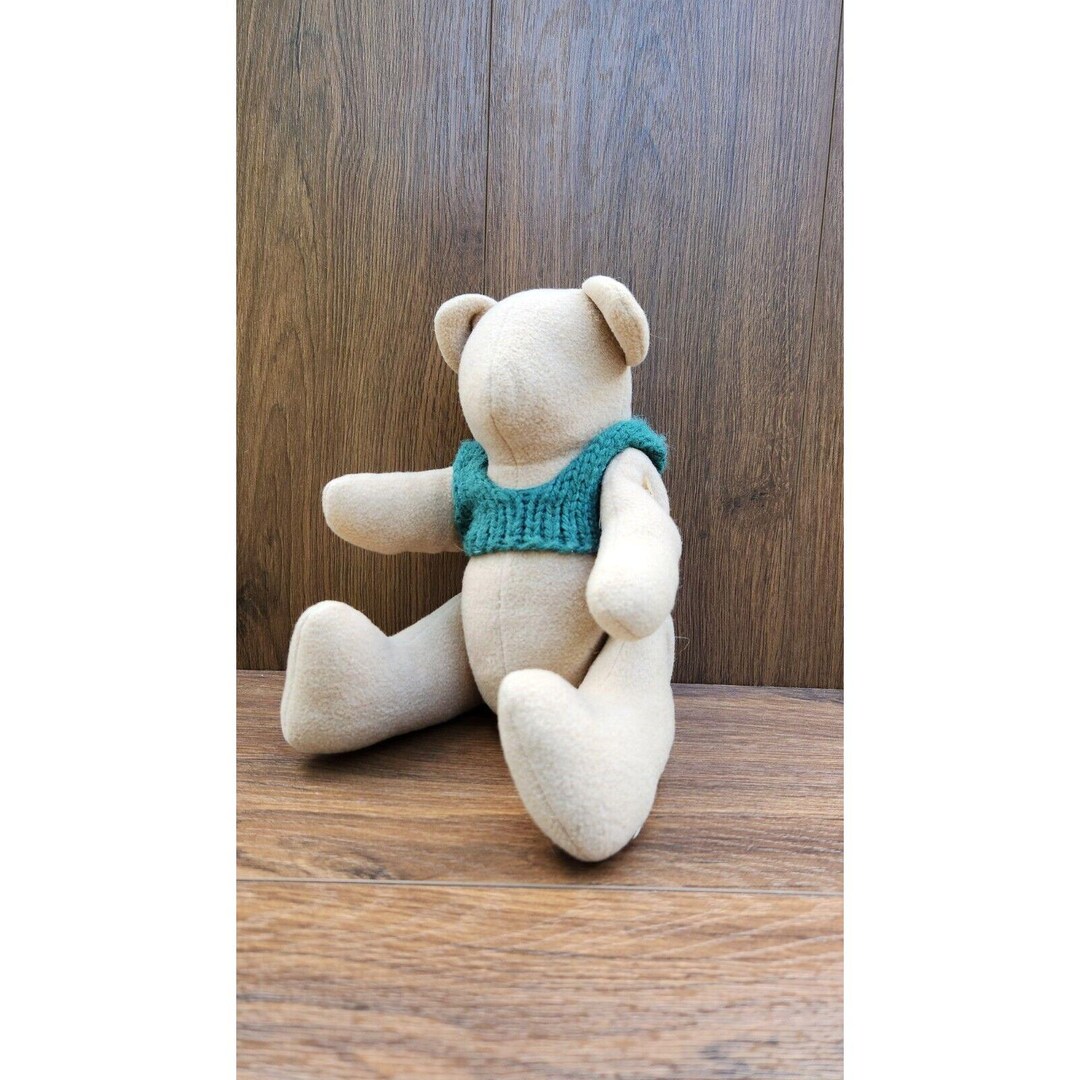 DIY Sew Your Own Bear Blank Bear Base Poseable Jointed Heart Buttons ...