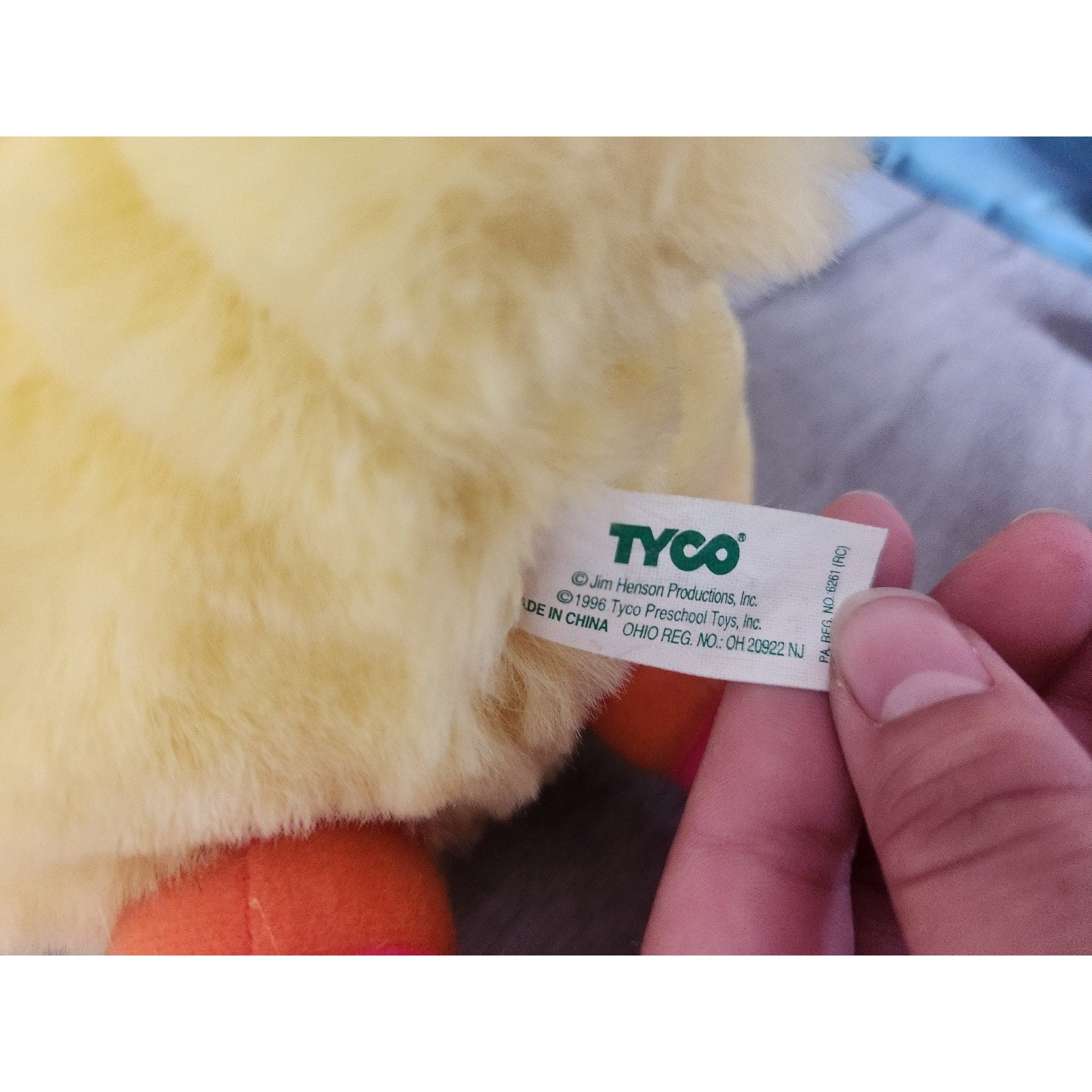 Vintage Tyco Playtime Big Bird Plush Stuffed Animal - Etsy