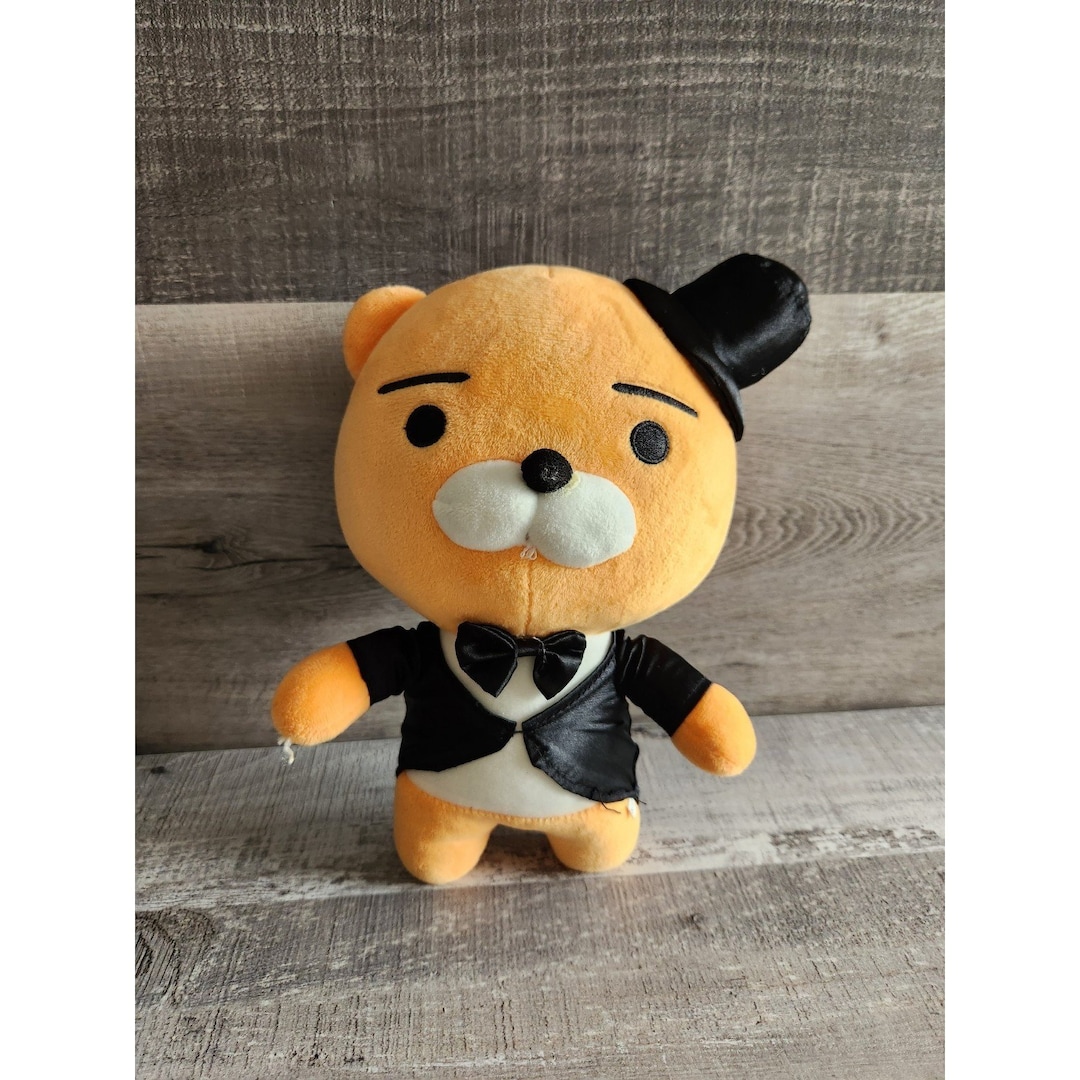 Kakao Friends Tuxedo Bear Stuffed Animal - Etsy