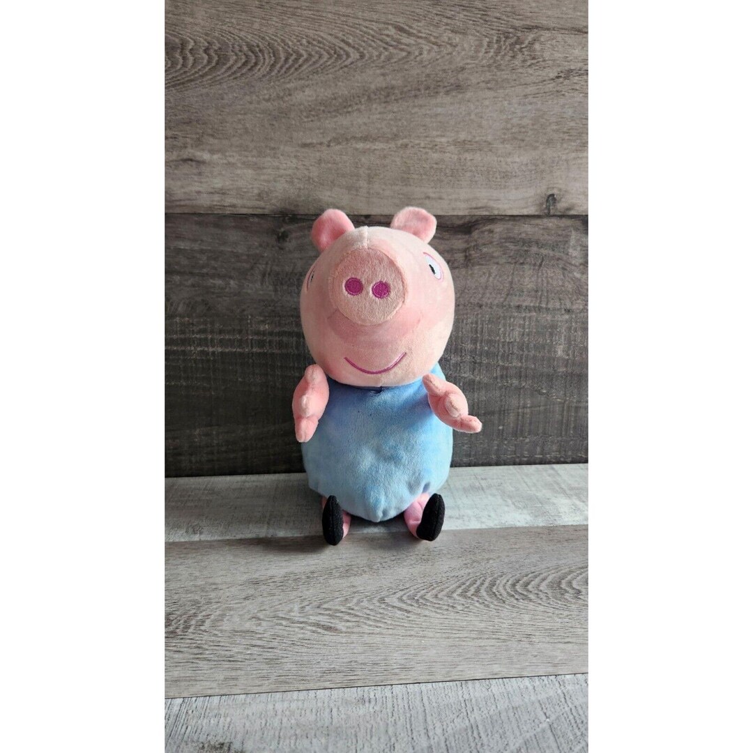 Talking Peppa Pig Brother George Plush 2003 Tickle N Giggle 10 ...