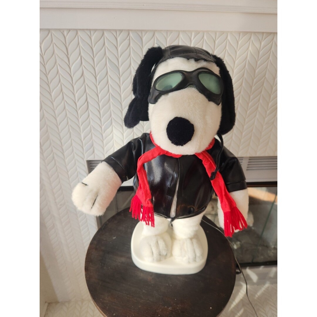 Santa’s Best Peanuts 18" Red Baron Flying Ace Pilot of the Sky Snoopy ...