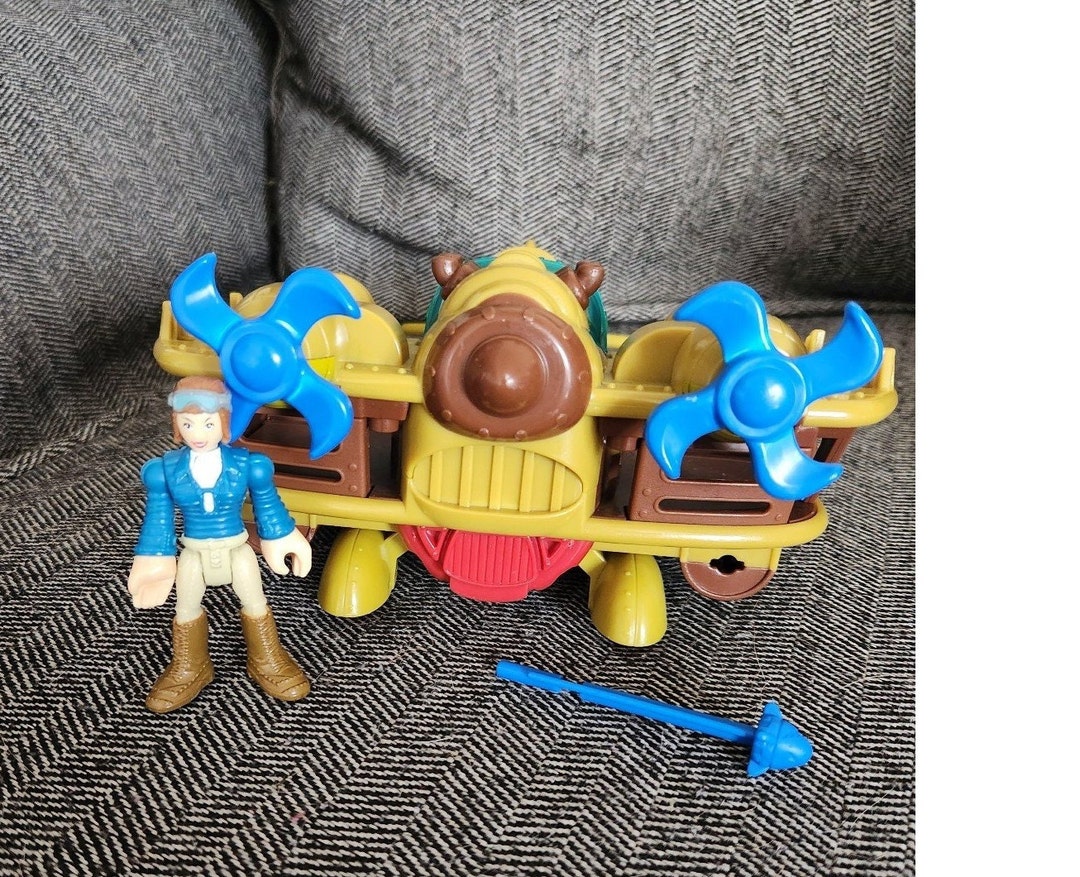 Imaginext Biplane Bomber Jet Action Figure Set - Etsy
