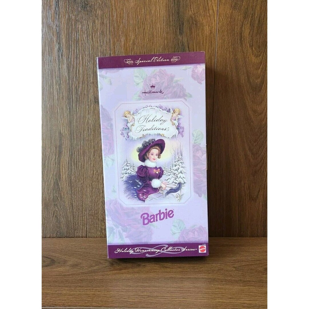 Hallmark Purple Holiday Traditions Barbie Doll 1996 - 17094 - Etsy
