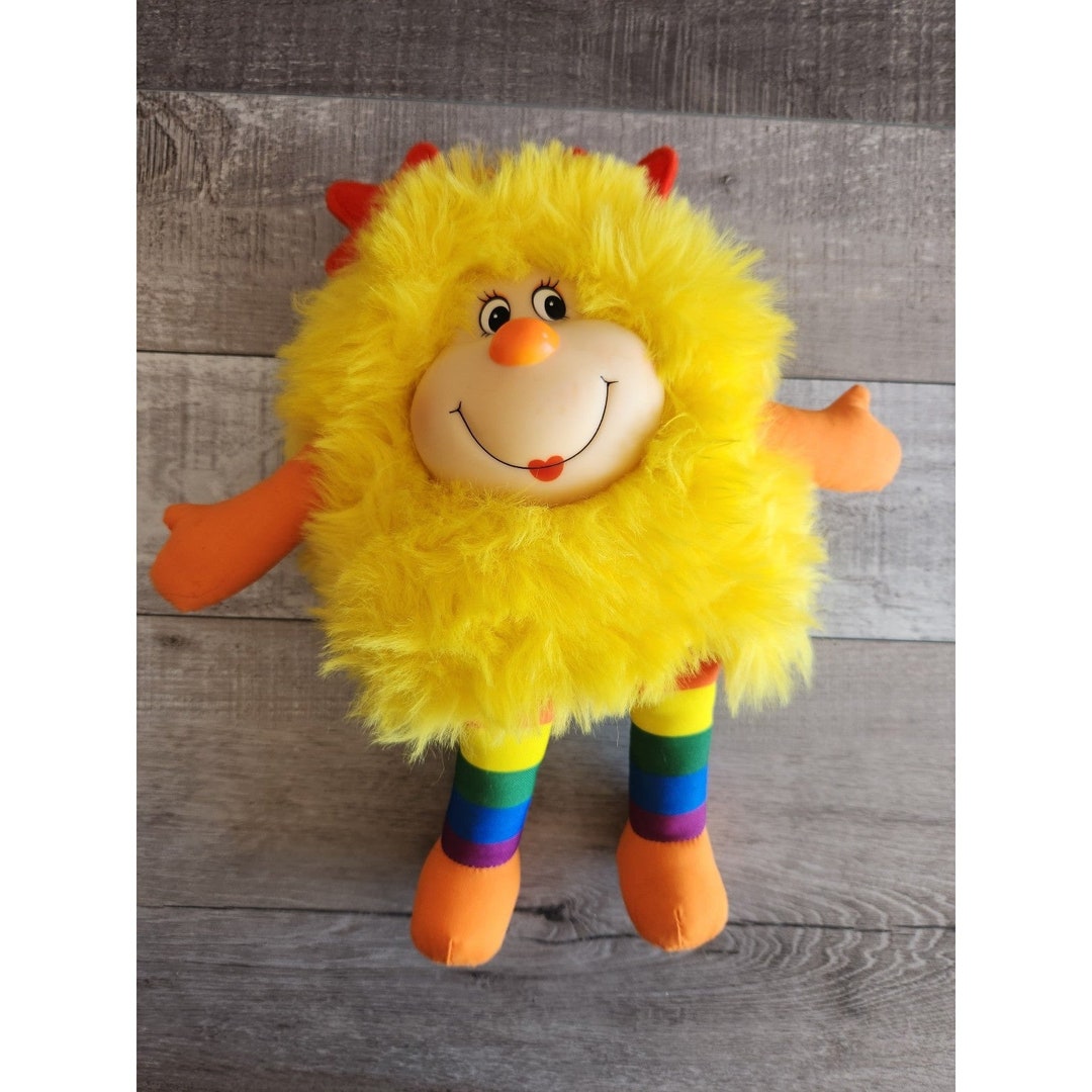 Vintage 1980's Merrily Sprite Plush | Vintage Rainbow Brite Yellow ...