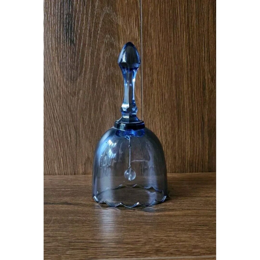 Fenton Blue Bell Scalloped Edge C. Griffiths Vintage Decor - Etsy