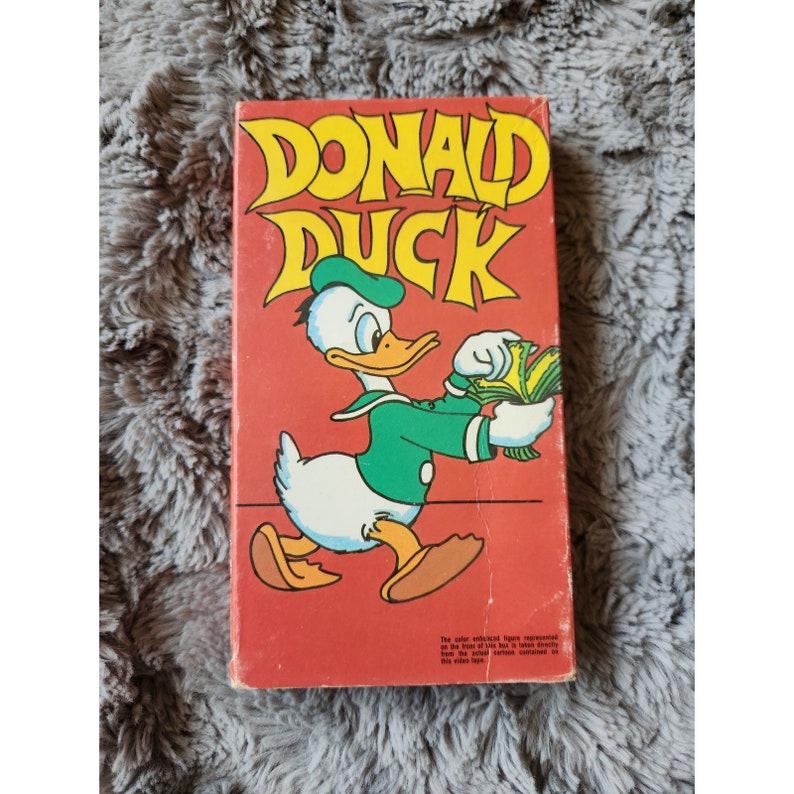 Vintage Donald Duck VHS Tape - Etsy