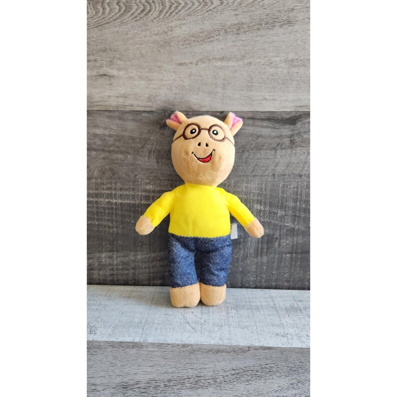 PBS Kids Arthur Stuffed Plush Doll Lovey Character Aardvark 8" - Etsy