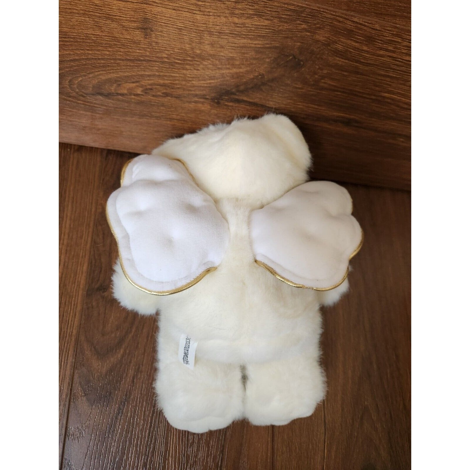 Commonwealth White Teddy Bear Angel Wings Soft Plush Always in My ...