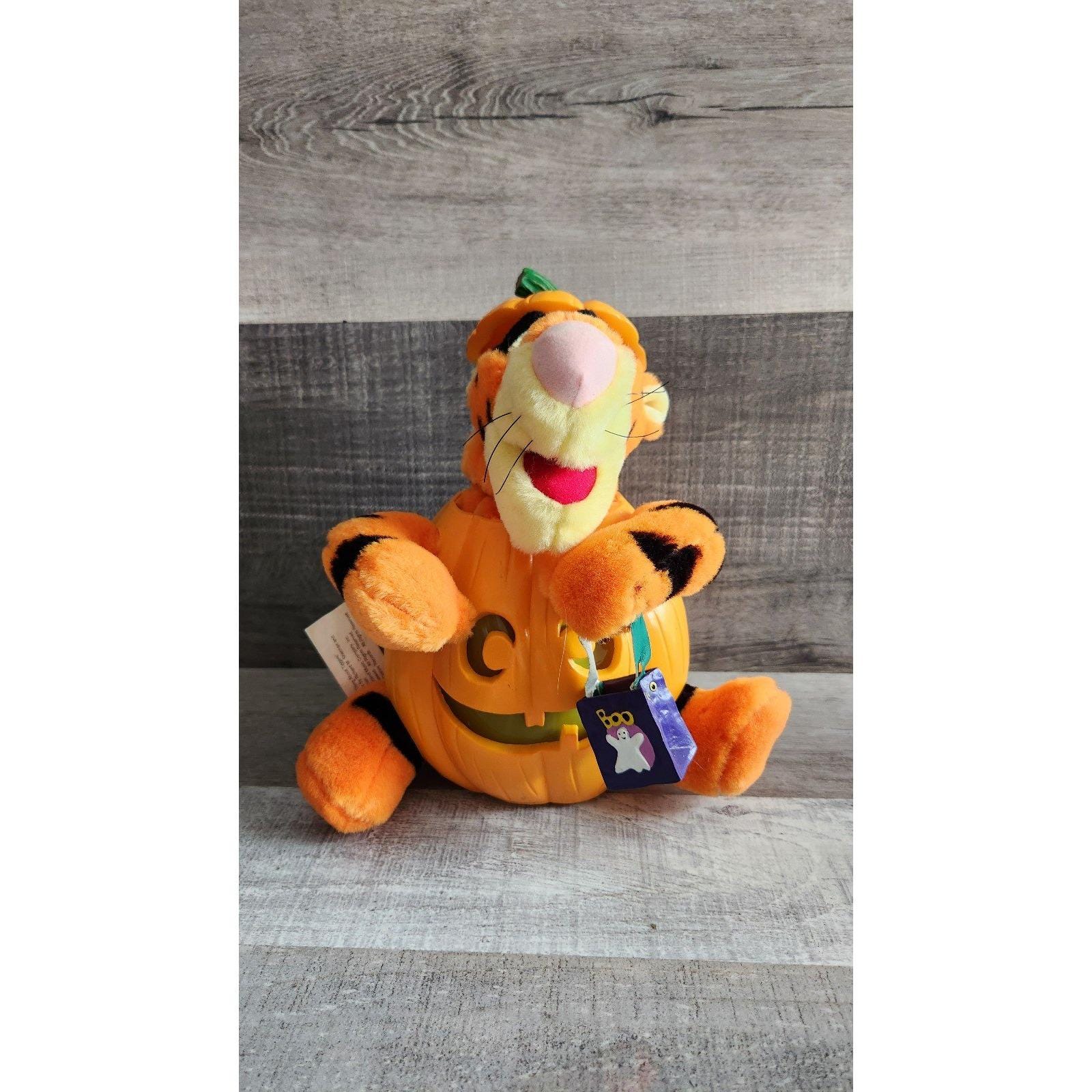 Vintage Gemmy Disney Tigger Halloween Jack-o-lantern Plush (non ...