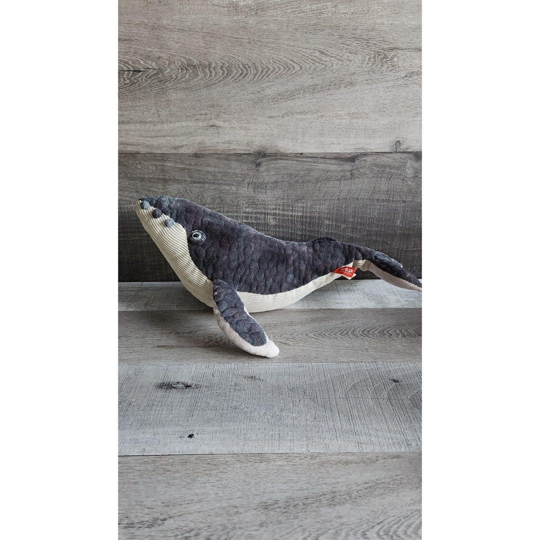 Wild Republic Hunchback Whale Cuddlekins Realistic Stuffed Animal Plush ...