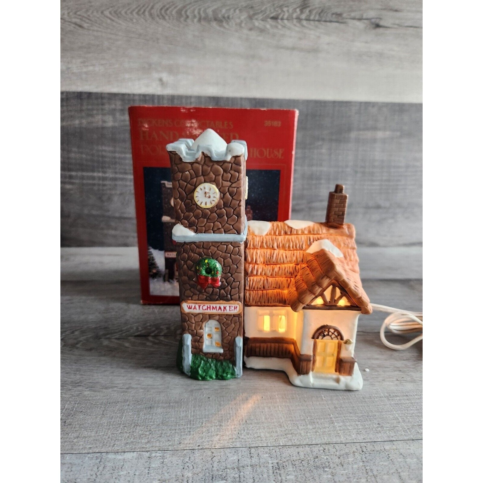 Dickens Collectables Towne Series Hand Painted Porcelain the Watchmaker ...