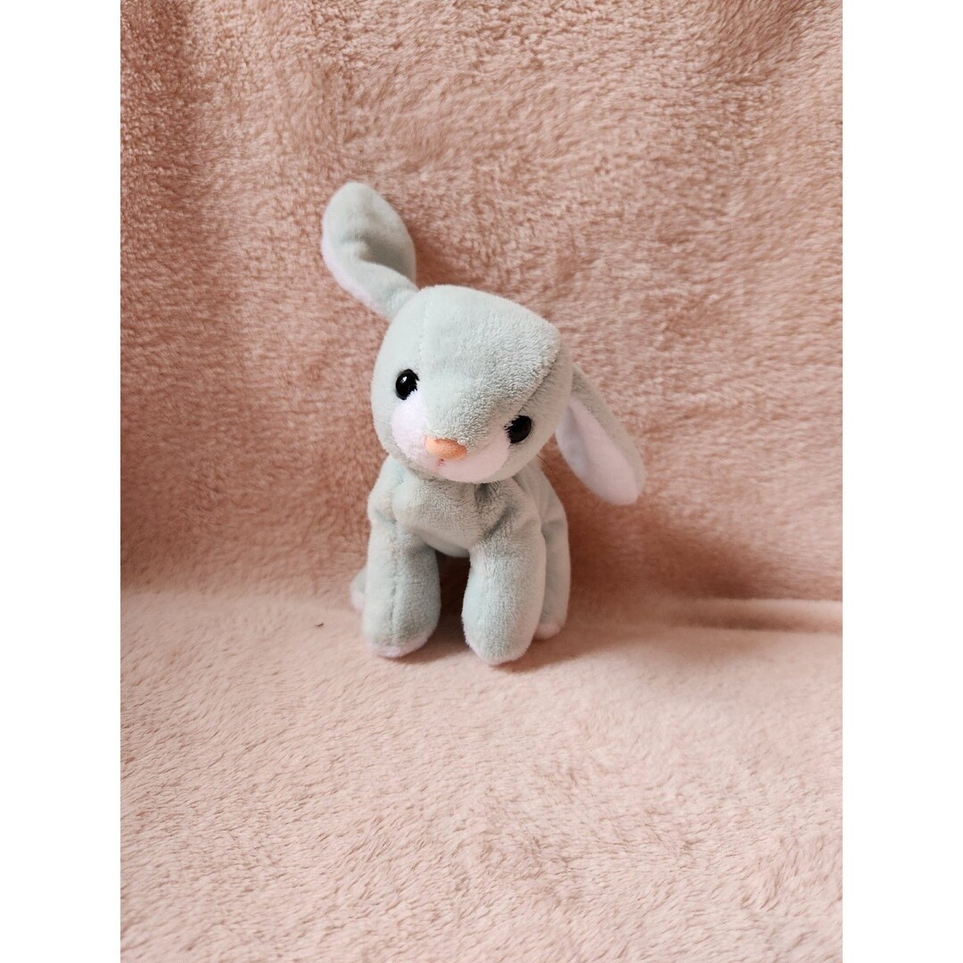 Little Light Blue Rabbit Plush Stuffed Animal - Etsy