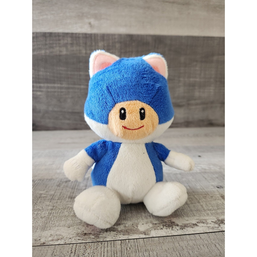Nintendo Cat Toad Super Mario Plush Stuffed Animal - Etsy