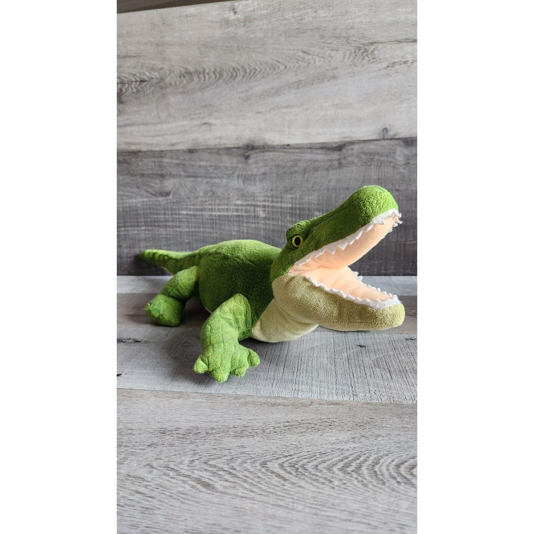 Wild Republic Green Alligator Plush Realistic Stuffed Animal 24 ...