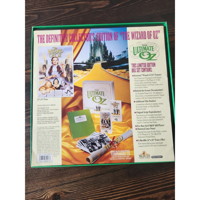 The Wizard of OZ - the Definitive Collector's Edition 1993 - Etsy