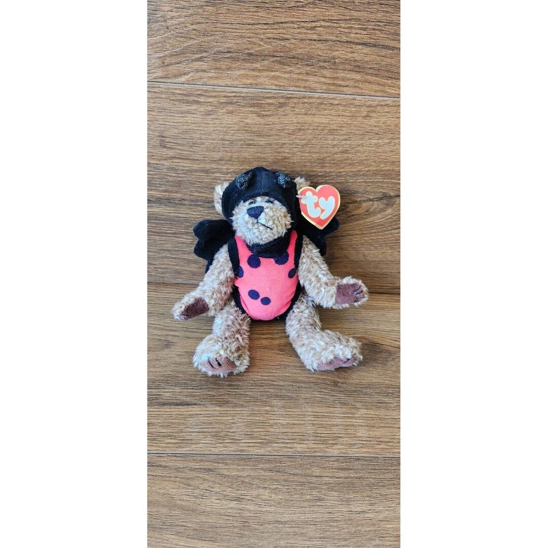 Ty Beanie Baby-bugsy the Ladybug Bear Plush Damaged - Etsy