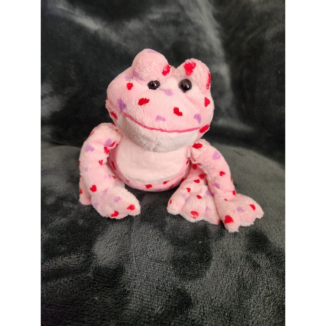Ganz Webkinz Pink Heart Frog Plush - Etsy